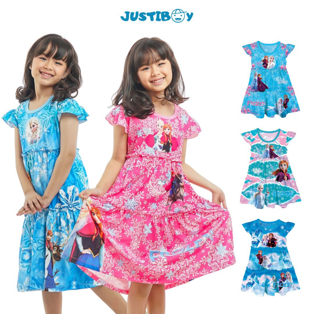 Jual Baju Anak Frozen Elsa Perempuan / Dress Anak Perempuan Frozen ...