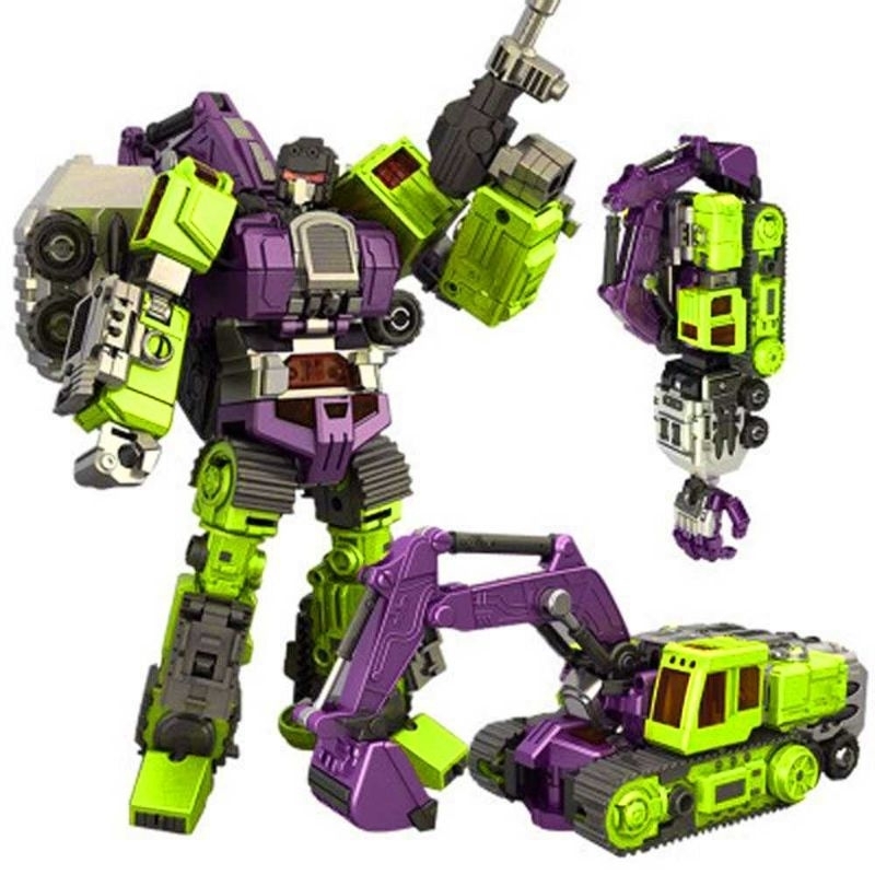 Jual Mainan Anak Mobil Rakit Robot Model Devastator Transformer 6 in 1 ...