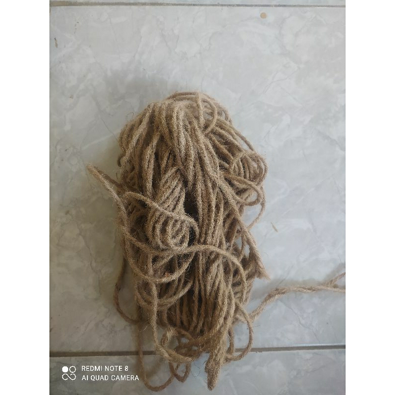 Jual Tali Rami atau tali karung goni buat media tanam anggrek 1 meter ...