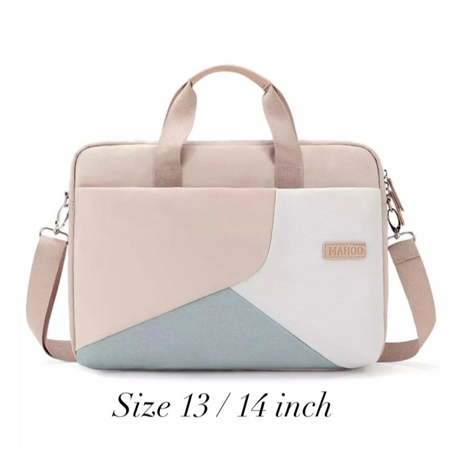 Jual Tas Laptop Macbook Selempang MAHOO Pastel Shockproof Size 13 - 14 ...