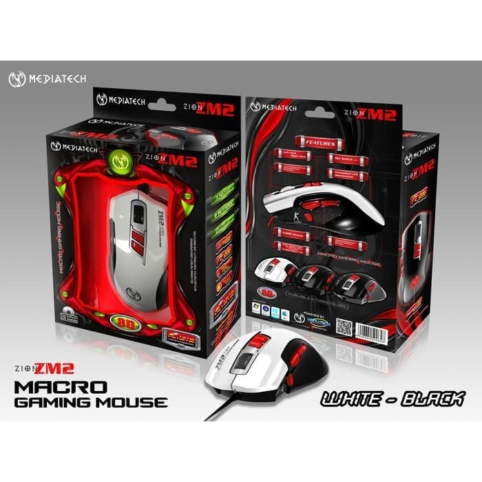 Jual Mediatech Mouse Gaming Macro Zion ZM2 Gamming | Shopee Indonesia