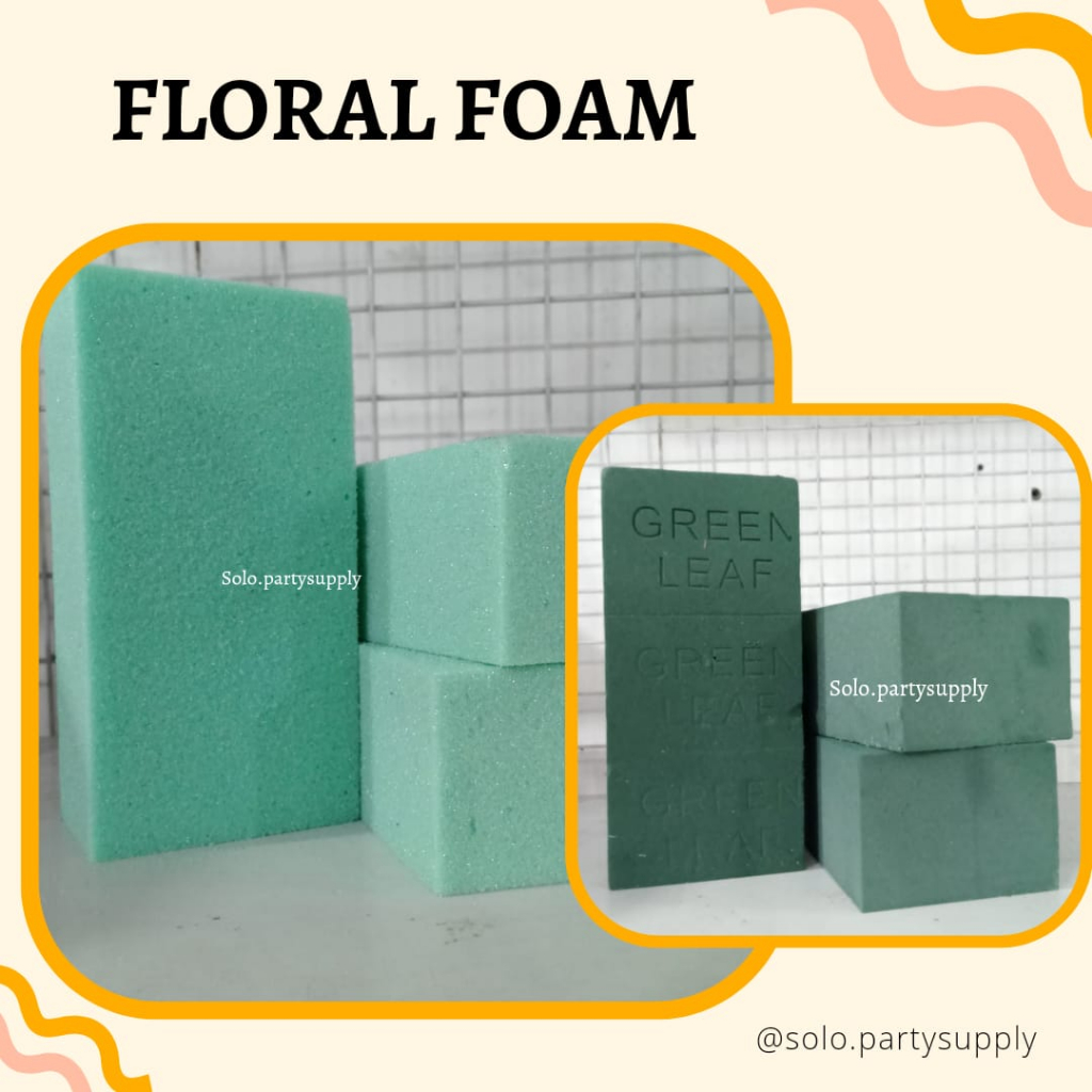 Jual (KM) TERLARIS FLORAL FOAM BUSA GABUS BUNGA RANTING KERING OASIS ...