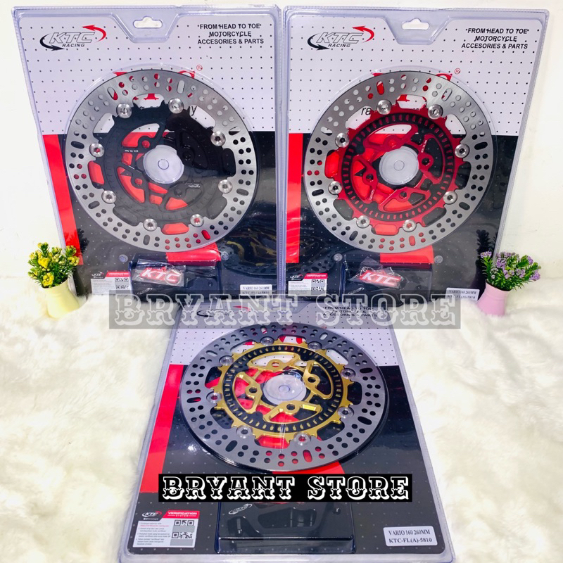 Jual PIRINGAN CAKRAM DEPAN KTC RACING ORIGINAL 260MM VARIO 160 ABS DISC ...