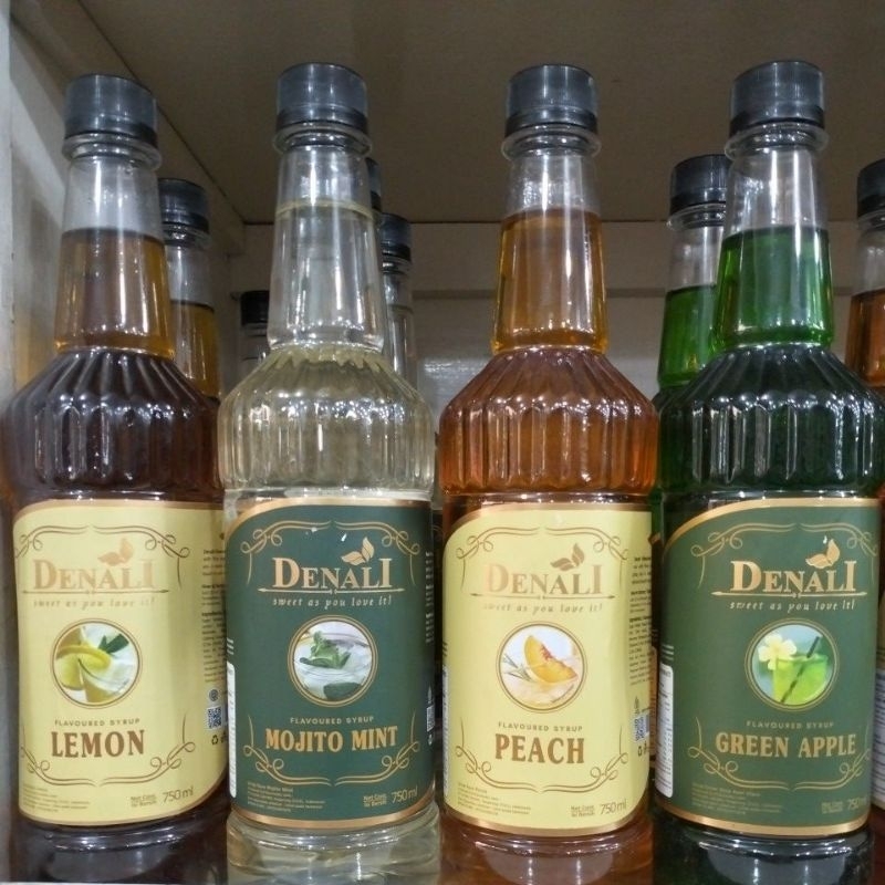 Jual Denali Flavoured Syrup Sirup 750ml Lokal HALAL | Shopee Indonesia