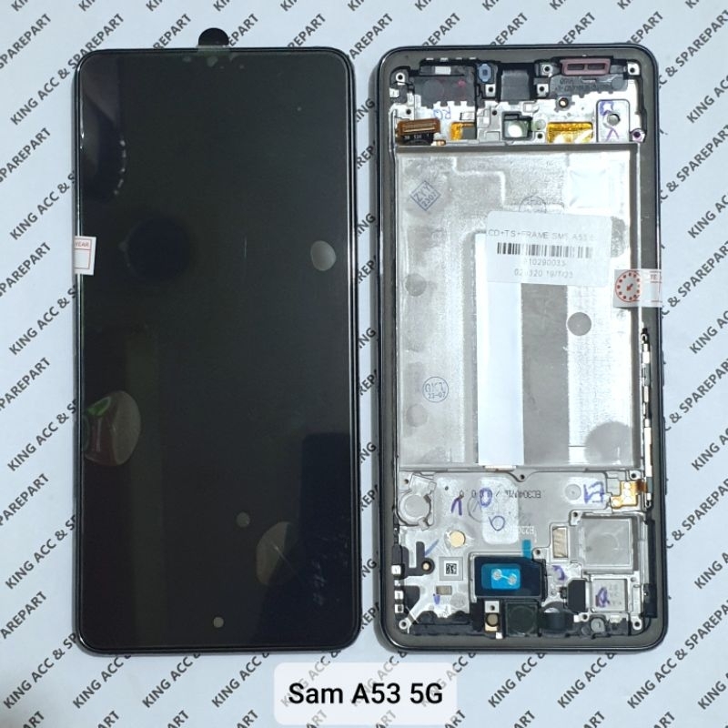 Jual LCD TOUCHSCREEN SAMSUNG GALAXY A53 5G A536 A536E BLACK | Shopee ...