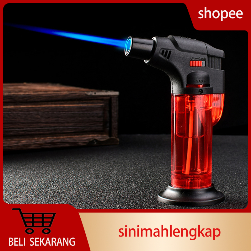 Jual Korek Api Gas Butane Torch Jet Windproof LIGHTER Suhu tinggi ...