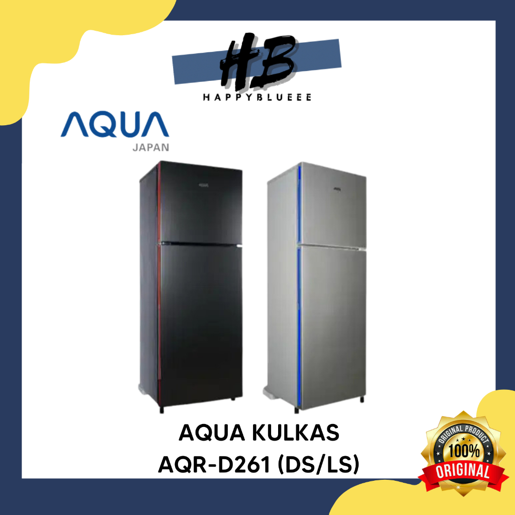 Jual AQUA KULKAS 2 PINTU AQR D261 | Shopee Indonesia