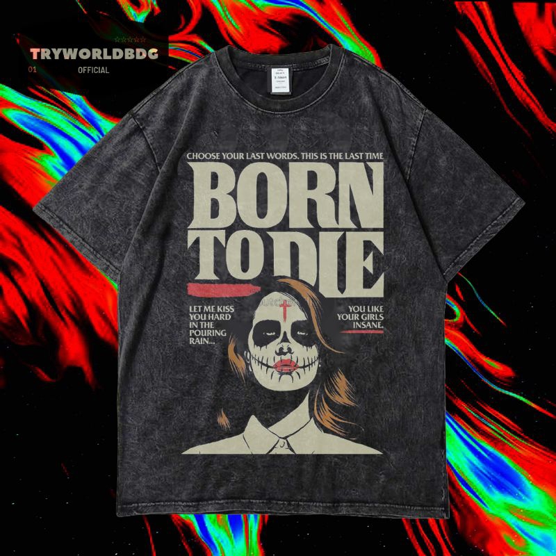 Jual TRYWORLDBDG OFFICIAL "LANA DEL REY" KAOS OVERSIZED | KAOS WASHED ...