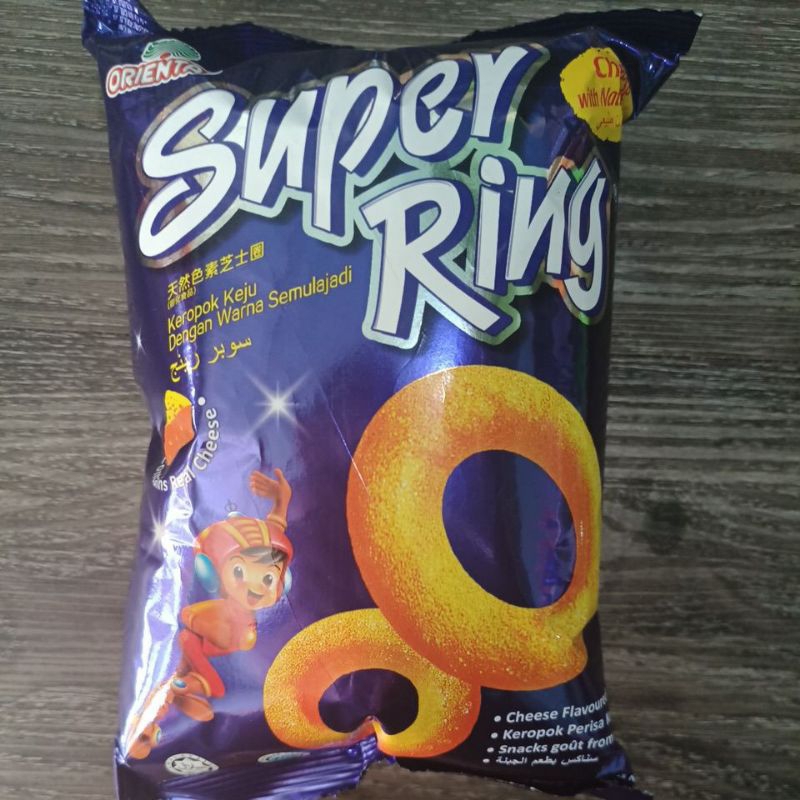 Jual snack super ring keju Oriental Malaysia 60gr/ Snek Kerupuk Perisa ...