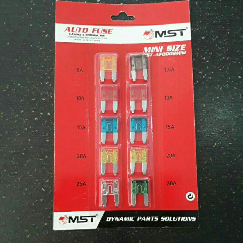 Jual sekring auto fuse mst mini size | Shopee Indonesia