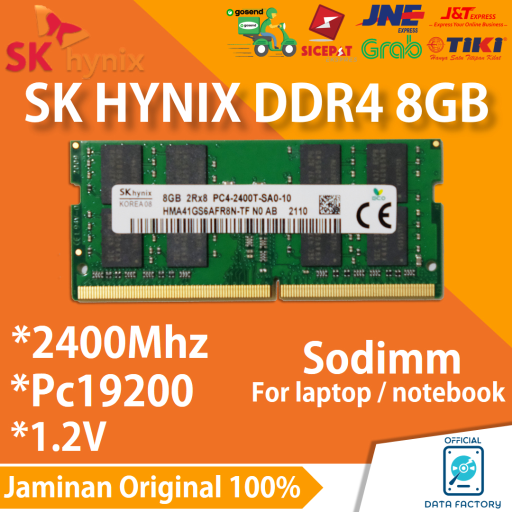 Jual RAM LAPTOP SK HYNIX DDR4 8GB PC19200 2400Mhz SODIMM NB NOTEBOOK MEMORY | Shopee Indonesia