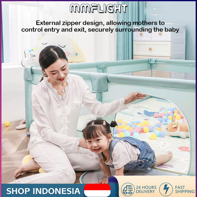 Jual Mmflight Pagar Bayi Bermain Pagar Kasur Pengaman Baby Pagar Mainan ...