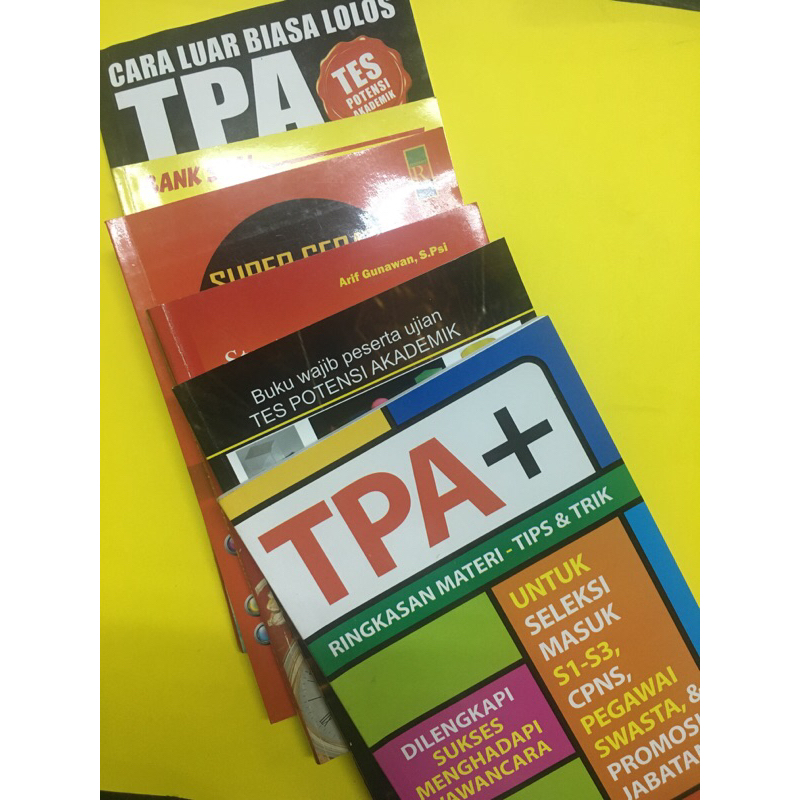 Jual Paket 6 Buku TPA (Tes Potensi Akademik) | Shopee Indonesia