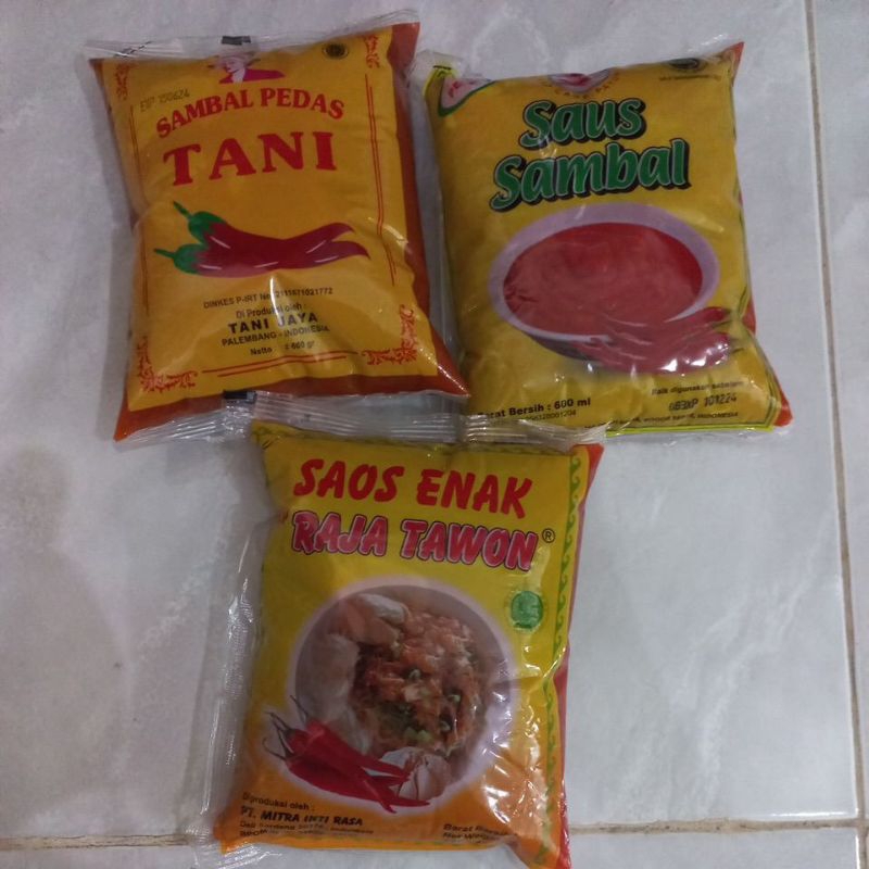 Jual Saos Sambal Cabe Pedas Murah Untuk Jualan Tani/Tawon/Payung 600ml ...