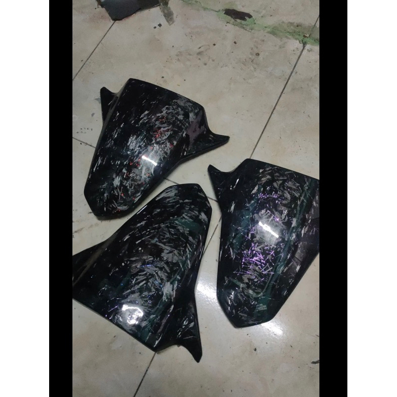 Jual cover front top panel dasi plat depan vario led new 160 k2S ...