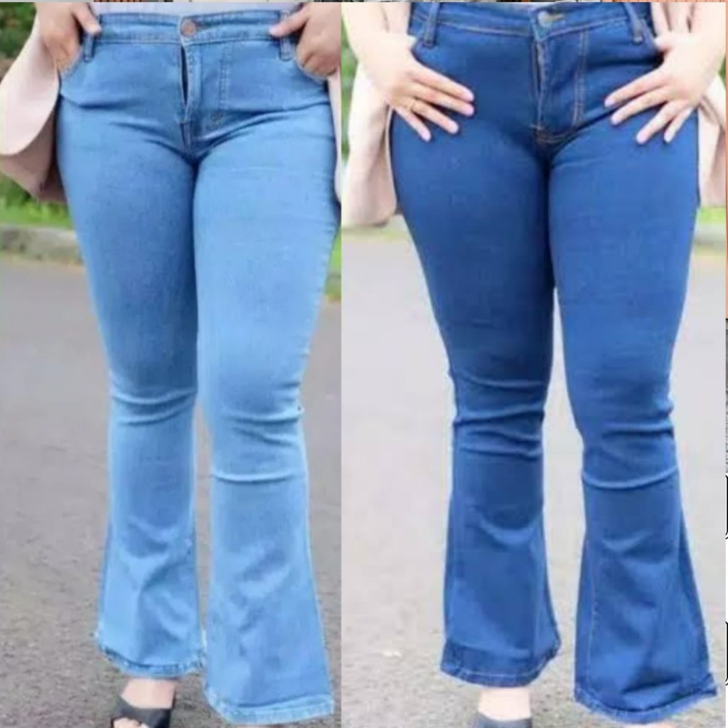 Jual HW Cutbray Jeans Wanita Kekinian Jumbo Size 35-38 BB 70 80 90 ...