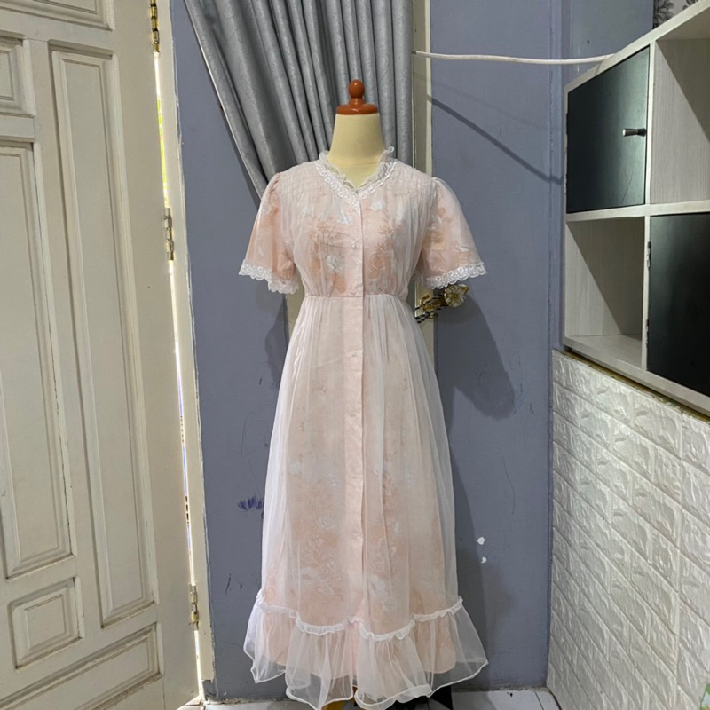 Jual SLEEP GOWN | NIGHT GOWN | DRESS GAUN BOBO VINTAGE | PRINCESS CORE ...