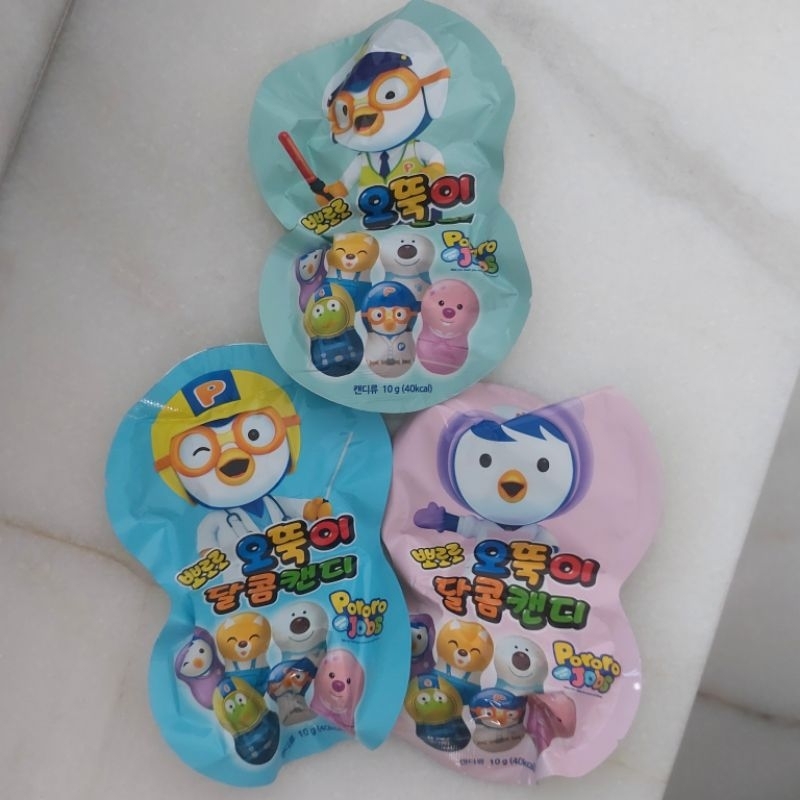 Jual mainan figure pororo surprise permen pororo korea original korea ...