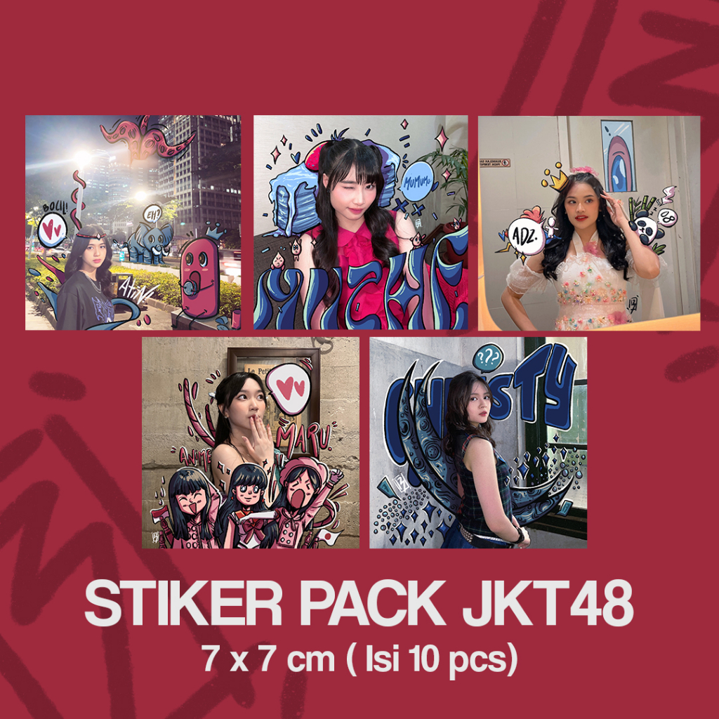 Jual Sticker Pack JKT48 (Fanart) | Shopee Indonesia