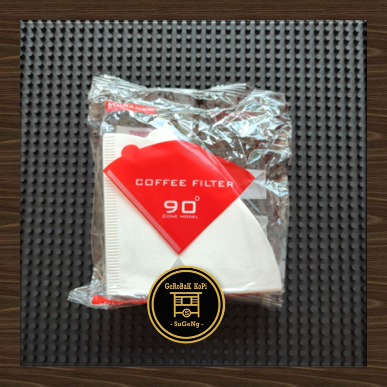 Jual Muranee - Paper Filter Kertas Kopi V60 Size V01 isi 100 Lembar ...