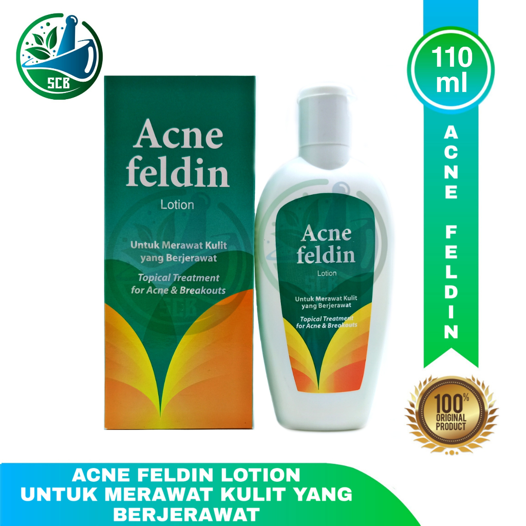 Jual Acne Feldin Lotion 110ML - Valuepack 60 ML - Merawat Kulit ...