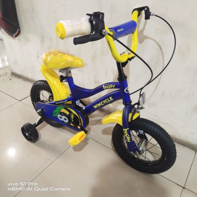 Jual Sepeda Anak BMX 12 inch Wimcycle Bugsy | Shopee Indonesia