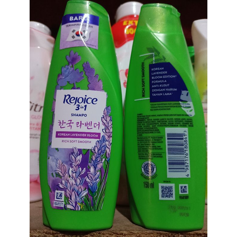 Jual Rejoice shampoo 3in1 Korean Lavender bloom 150ml | Shopee Indonesia