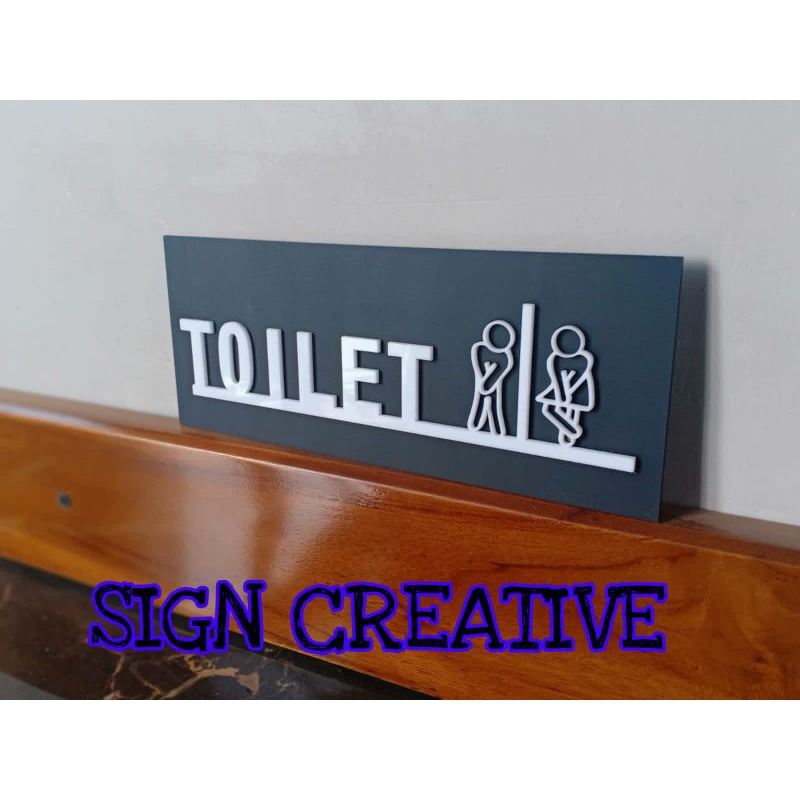 Jual sign penanda toilet estetik | Shopee Indonesia