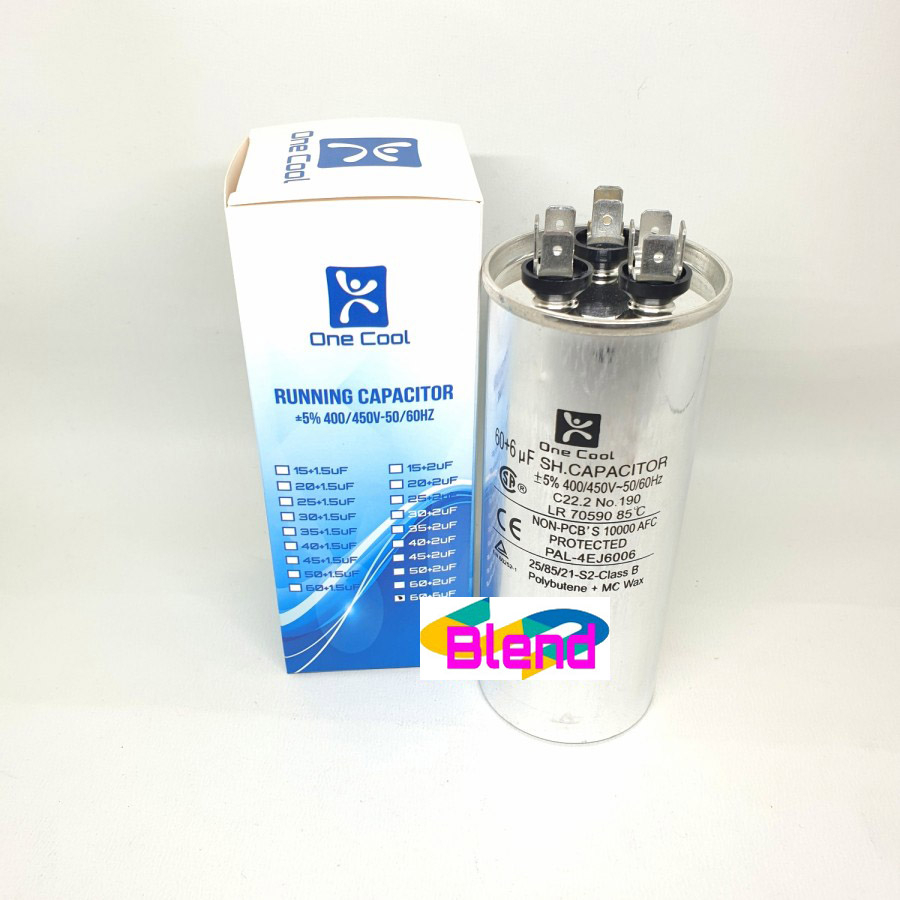 Jual Kapasitor AC 60+6 uf 3 Soket/Running Capacitor-Kapacitor 60+6uf | Shopee Indonesia