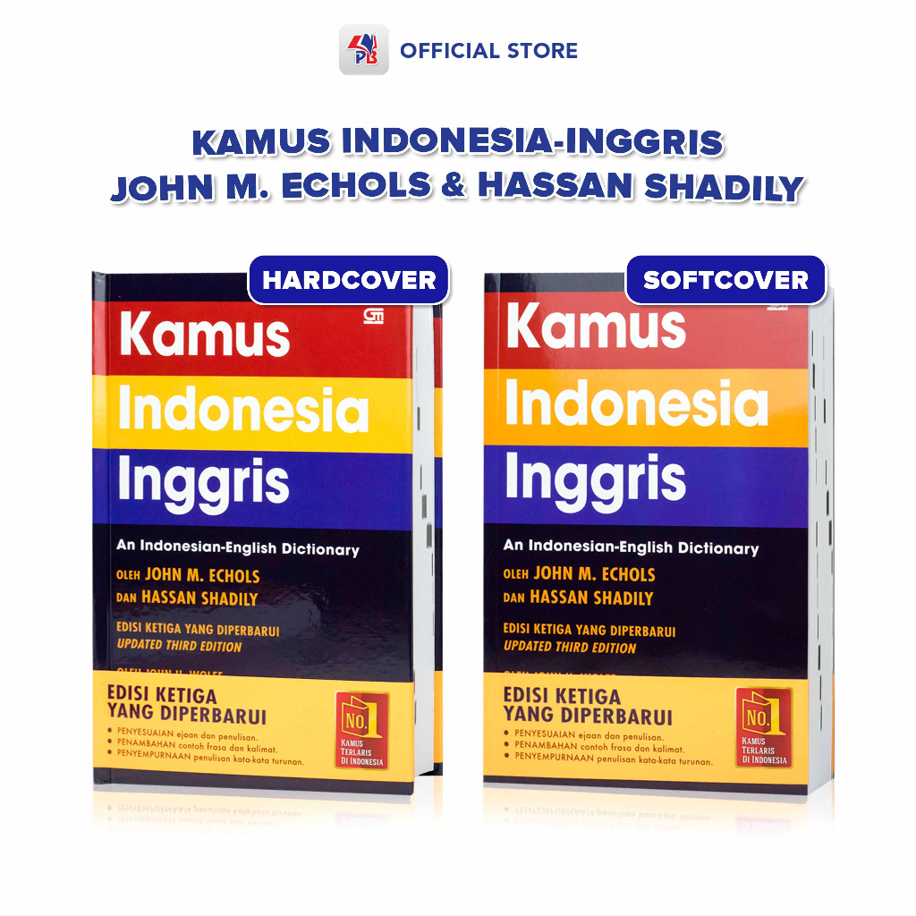 Jual Kamus Indonesia Inggris / An Indonesia - English Dictionary John M Echols dan Hassan ...