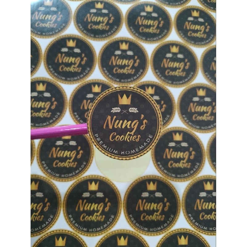 Jual Print Stiker Cetak stiker FREE DESAIN UNTUK DICETAK stiker Kue ...