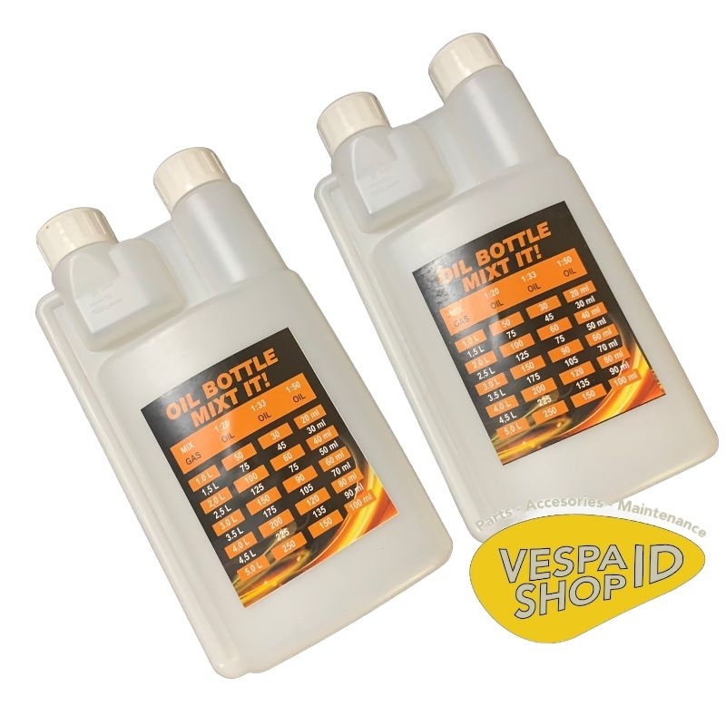 Jual Botol Takaran Oli Samping Vespa Model Ipone Ukuran 500ml | Shopee ...