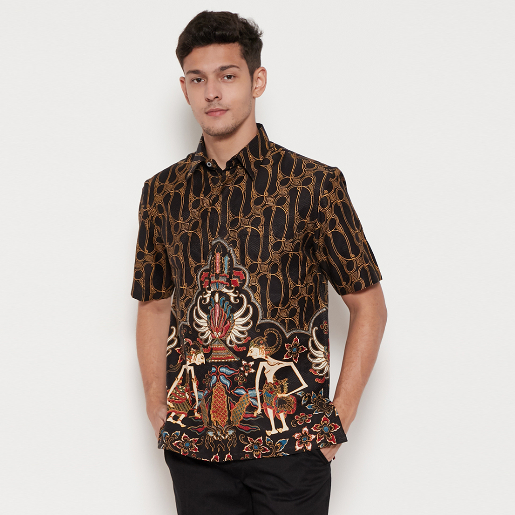 Jual Batik Semar Kemeja Lengan Pendek batik Sepasang Kekasih All ...