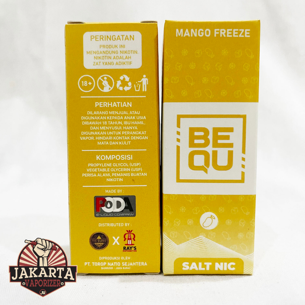 Jual [SALT] BEQU MANGO FREEZE SALTNIC 30ML 30MG BEKU BY FVS | Shopee ...