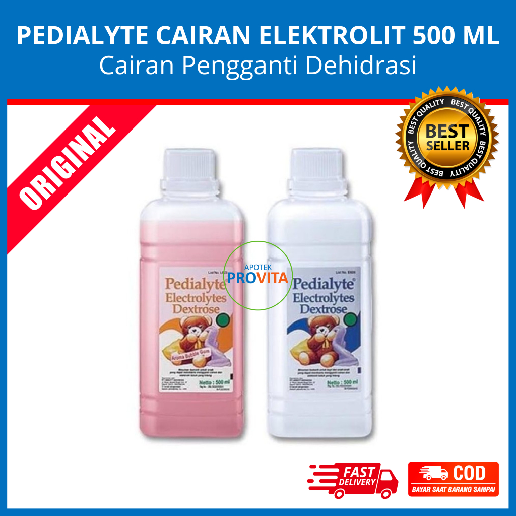 Jual PEDIALYTE ELECTROLYTES DEXTROSE 500 ML - Larutan Elektrolit ...