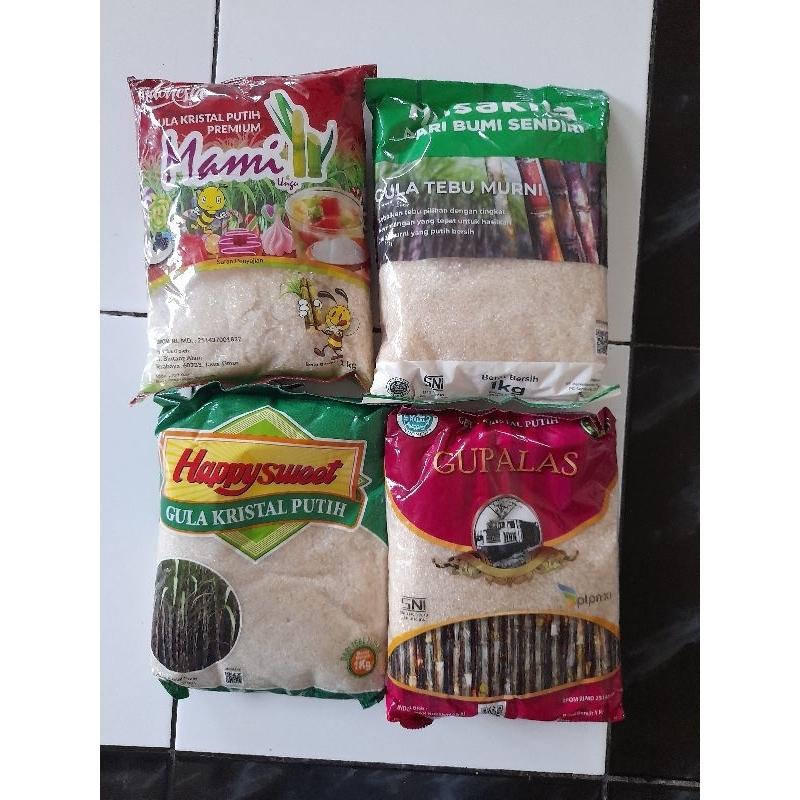Jual GULA KEMASAN 1KG(PSM, GULA, RAJA, NUSA KITA, MAMI) | Shopee Indonesia