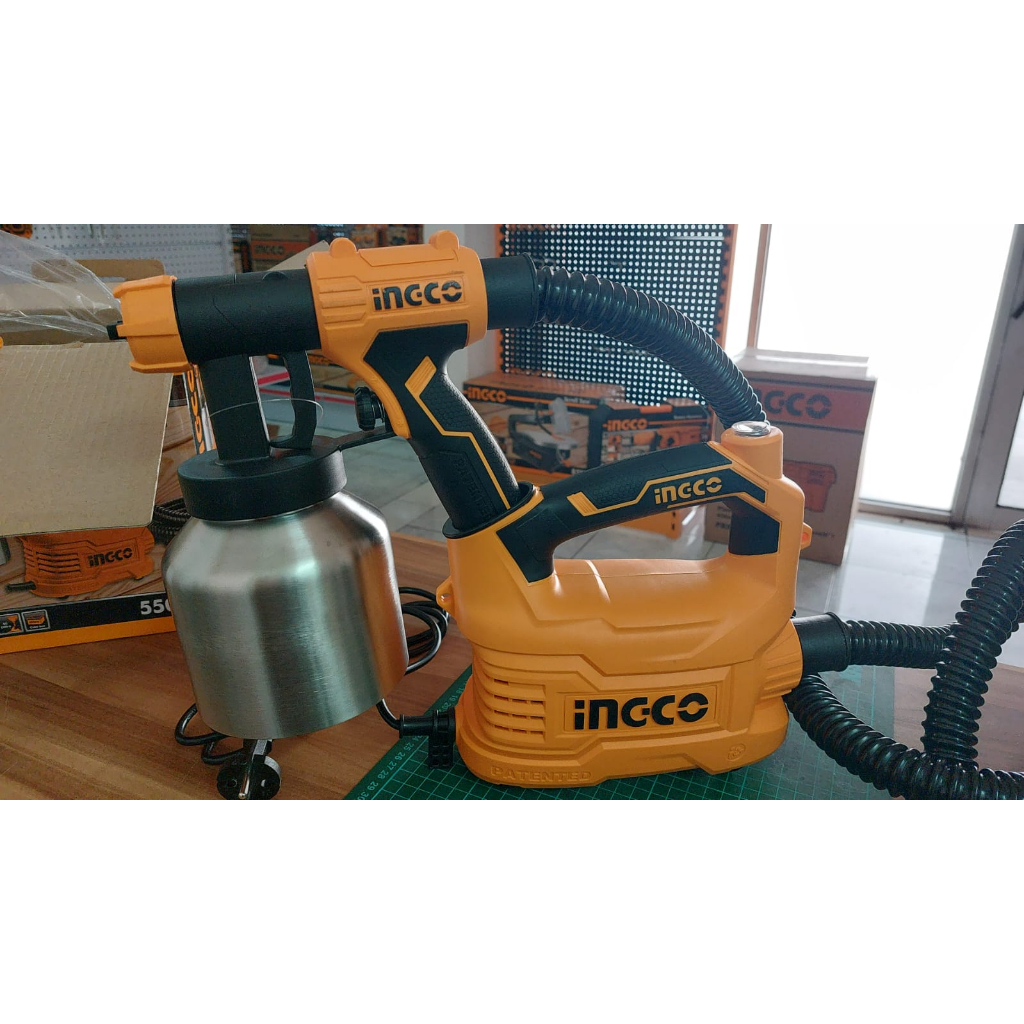 Jual Cat Semprot Listrik HVLP Spray Gun Electric 800cc 550 watt INGCO ...
