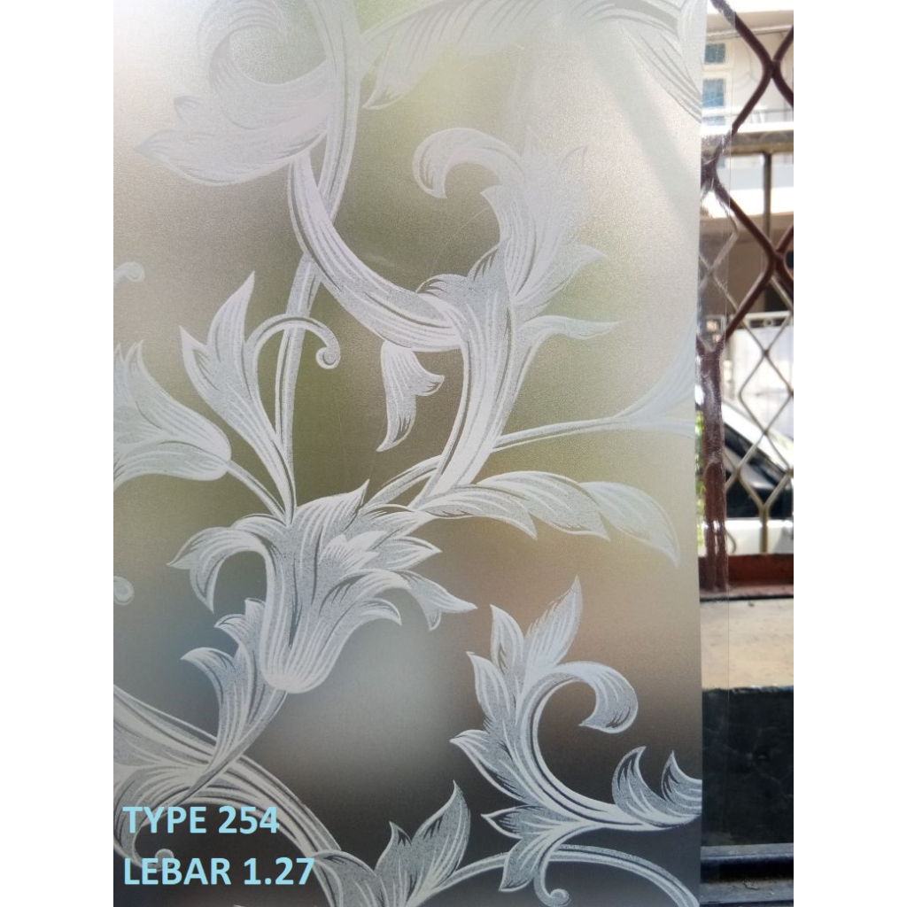 Jual Sticker Sandblast Motif Type 254 & 256 Lebar 127cm Sticker Kaca ...