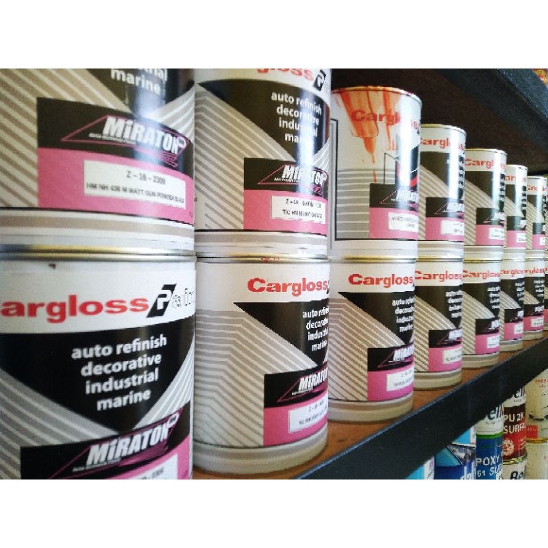 Jual Ecer Cat Cargloss Miraton Macam macam warna 0.23 ltr 1/4 | Shopee ...