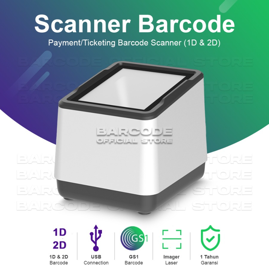 Jual Newland FR 2080 Scanner Barcode Duduk 1D 2D Imager Scan Tiket ...