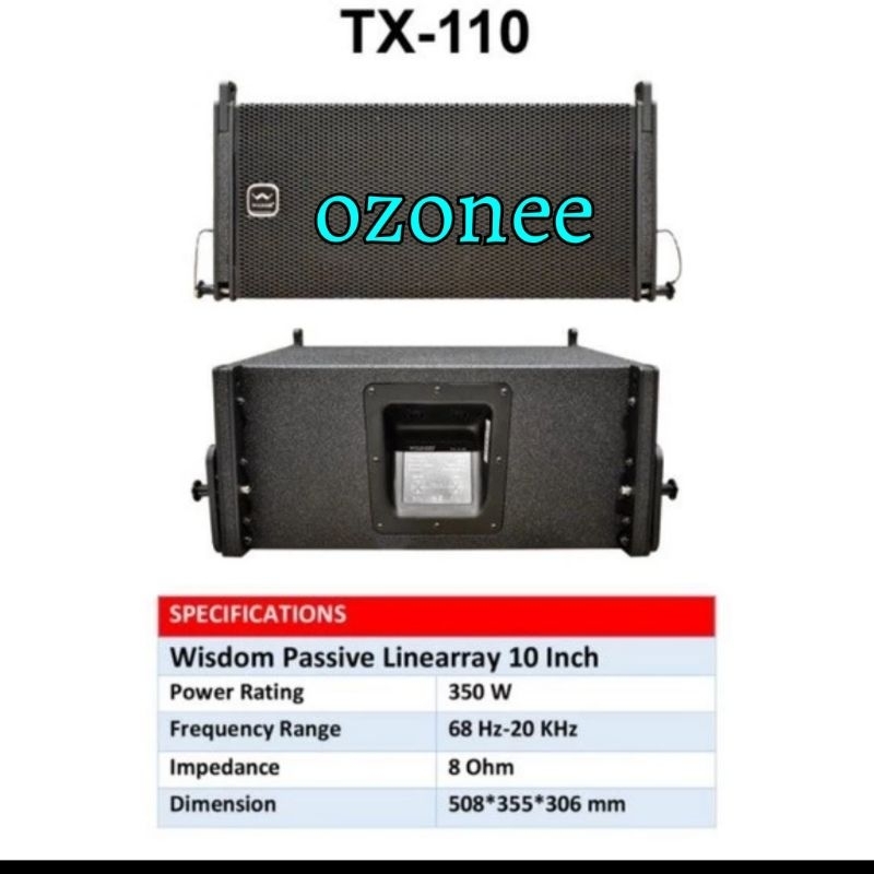 Jual WISDOM TX 110 SPEAKER LINE ARRAY PASIF ORIGINAL GARANSI WISDOM ...
