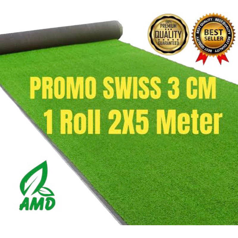 Jual Rumput sintetis 2cm-3cm swiss ukuran 2m x 5m dalam 1 rol | Shopee Indonesia