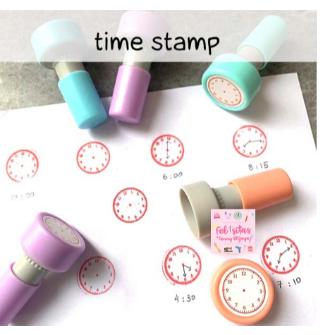 Jual Time Stamp | Stempel Jam Anak Waktu - Z109 | Shopee Indonesia