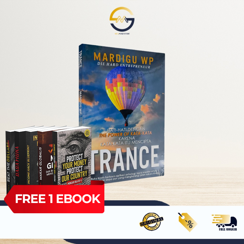 Jual [ORIGINAL] BUKU TRANCE (FREE E-BOOK) - Bossman Mardigu | Shopee Indonesia