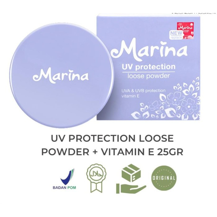 Jual Marina UV Protection Loose Powder - Bedak Tabur 25gr | Shopee ...