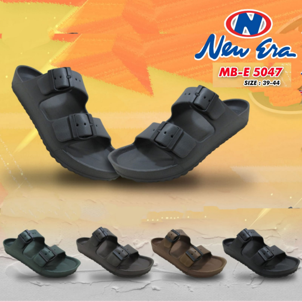Jual gos NEW ERA MB-E 5047 Sendal Pria Ban 2 Gesper Terbaru Sandal ...