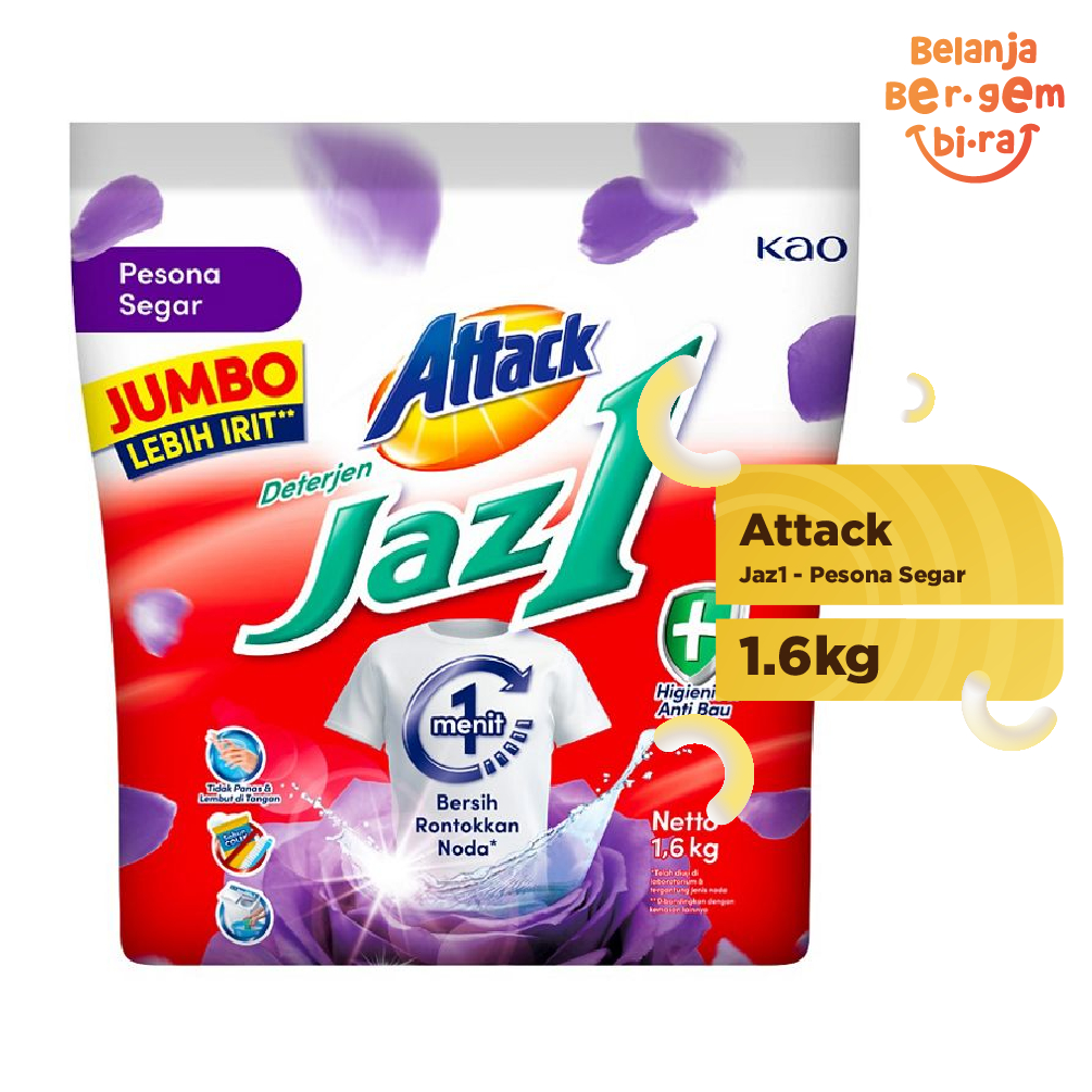 Jual Attack Jaz1 Pesona Segar 1600 G | Shopee Indonesia
