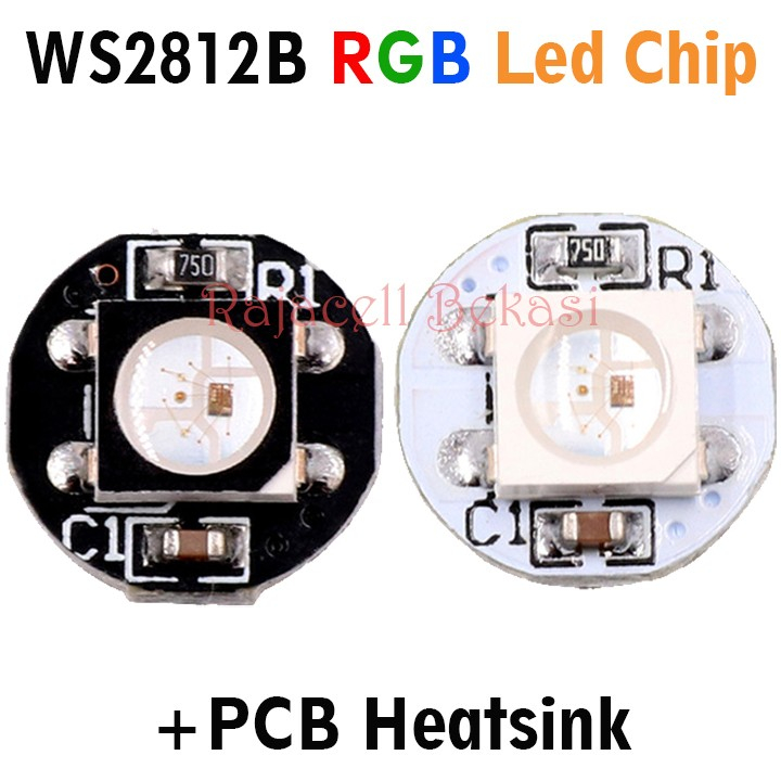 Jual LED WS2812B WS2812 Chip & Heatsink 5V 5050 RGB LED Built-in ...