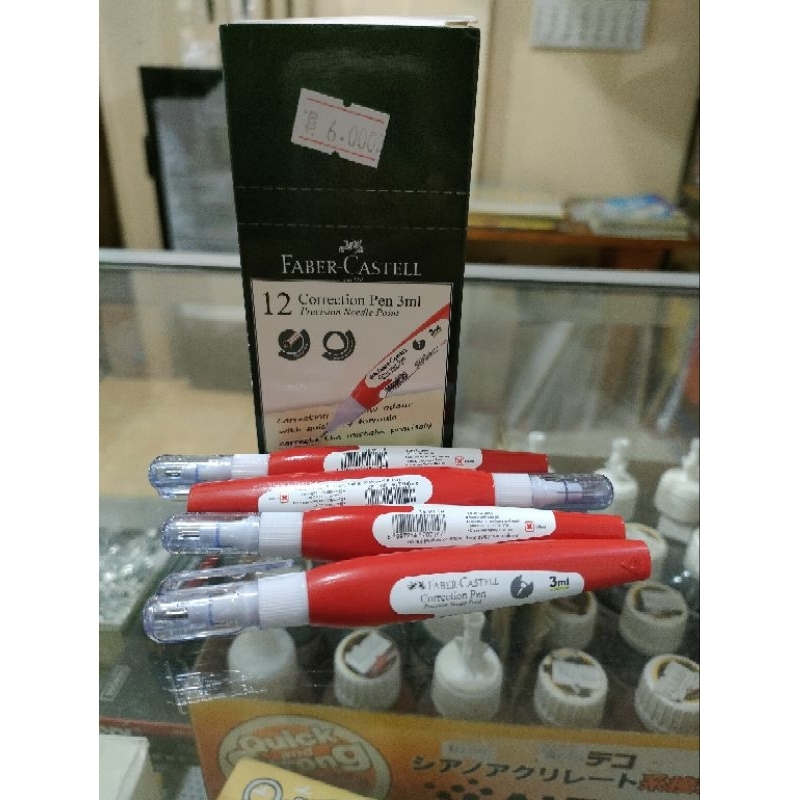 Jual tip ex / correction pen faber castell / tipe X / tipe ex cair ...