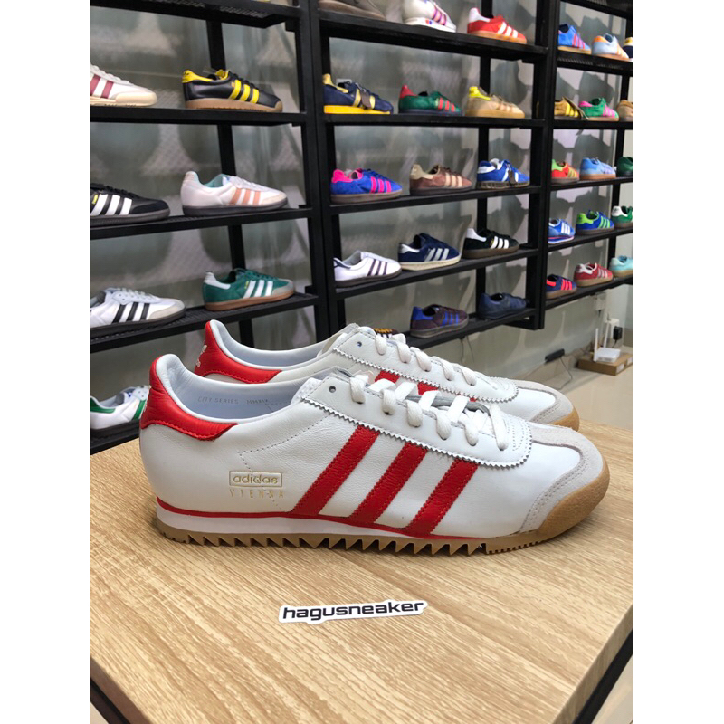 Jual ADIDAS VIENNA CITY [WHITE/RED] #EE4955 HAGUSNEAKER GARANSI 100% ...